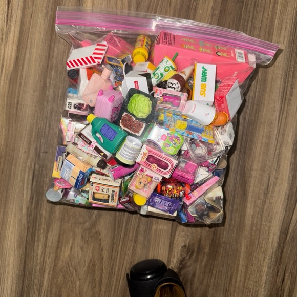 minis | Other | Miniature Toy Collection In Clear Bag Mix Of Minis ...